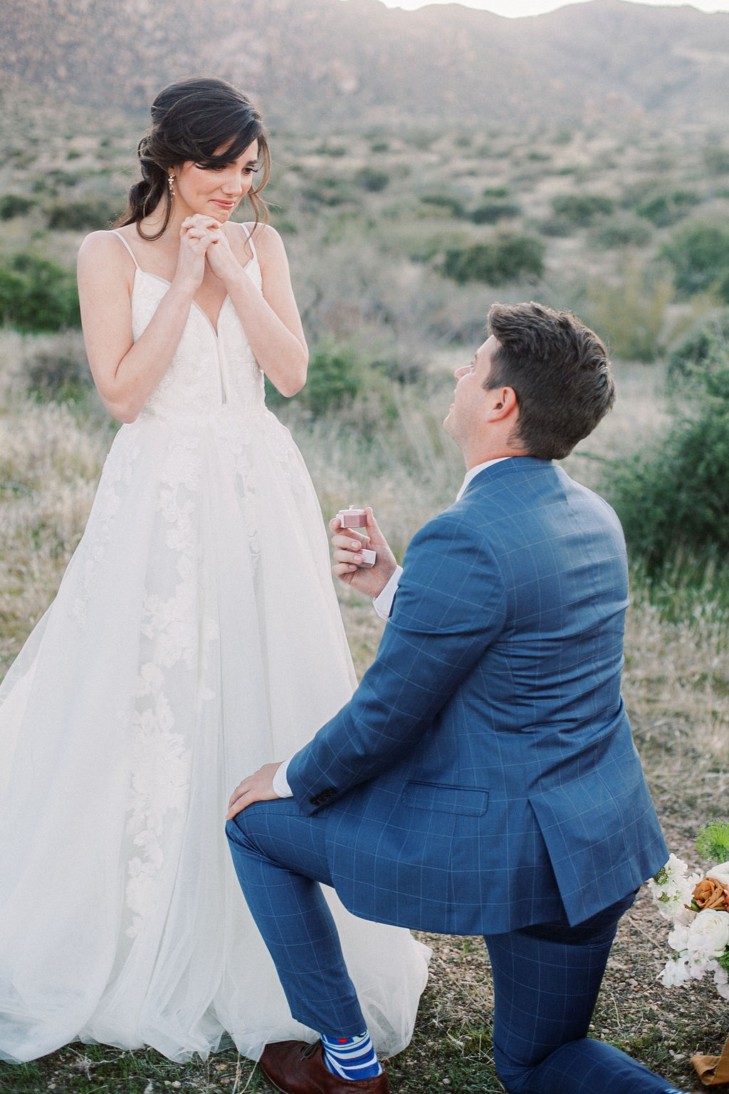 A Sweet Surprise Proposal in the Desert - arraydesignaz.com