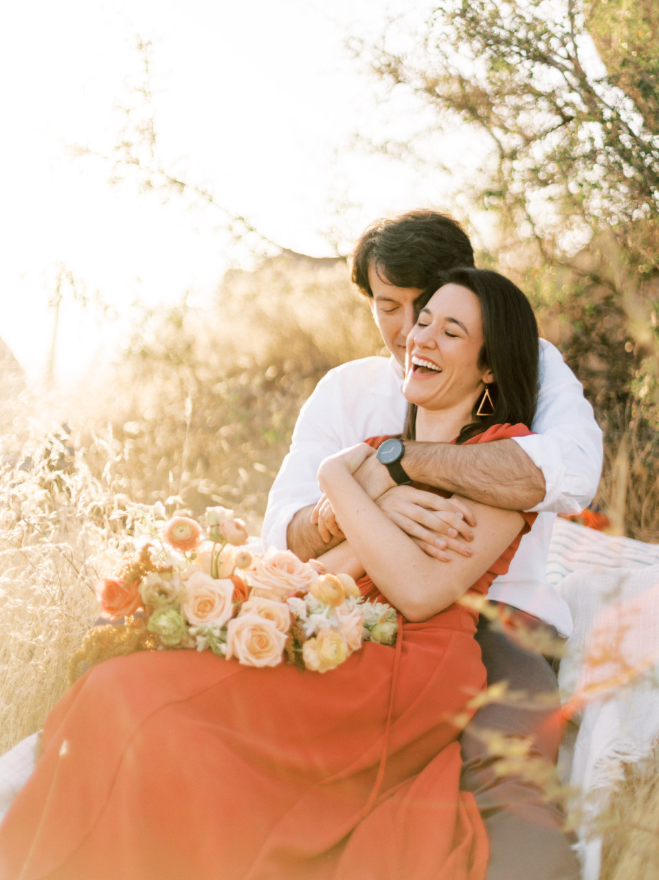 Sunset Inspired Engagement Shoot - arraydesignaz.com
