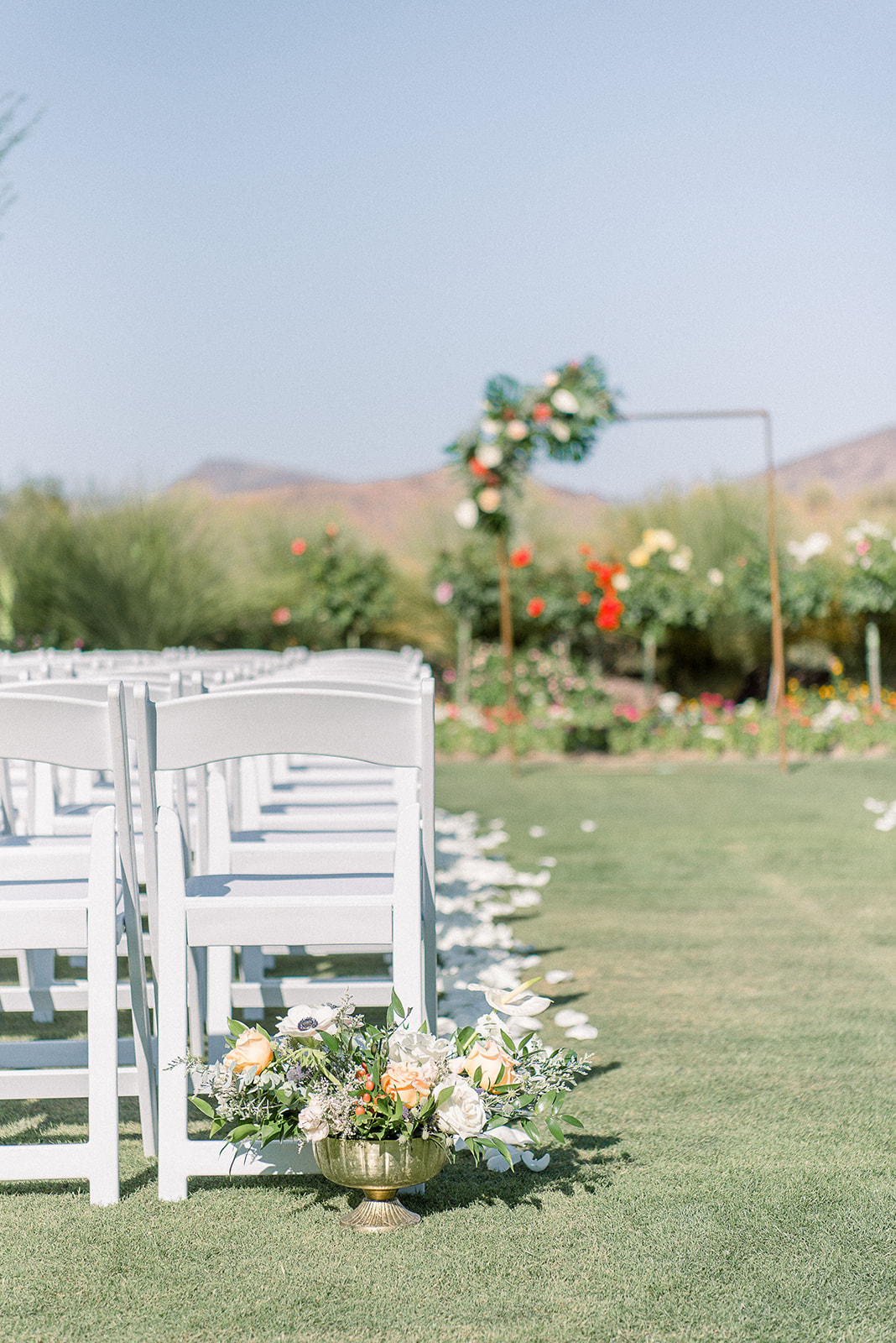 Tropical Neutral and Blues Arizona Wedding - arraydesignaz.com