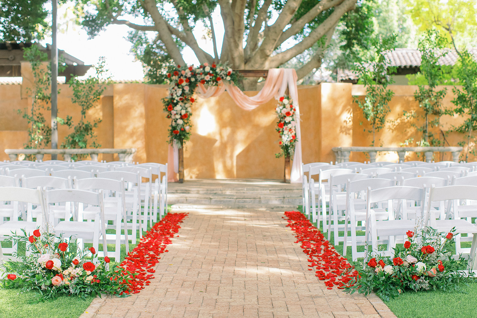 Romantic Red and Pink Spring Wedding - arraydesignaz.com