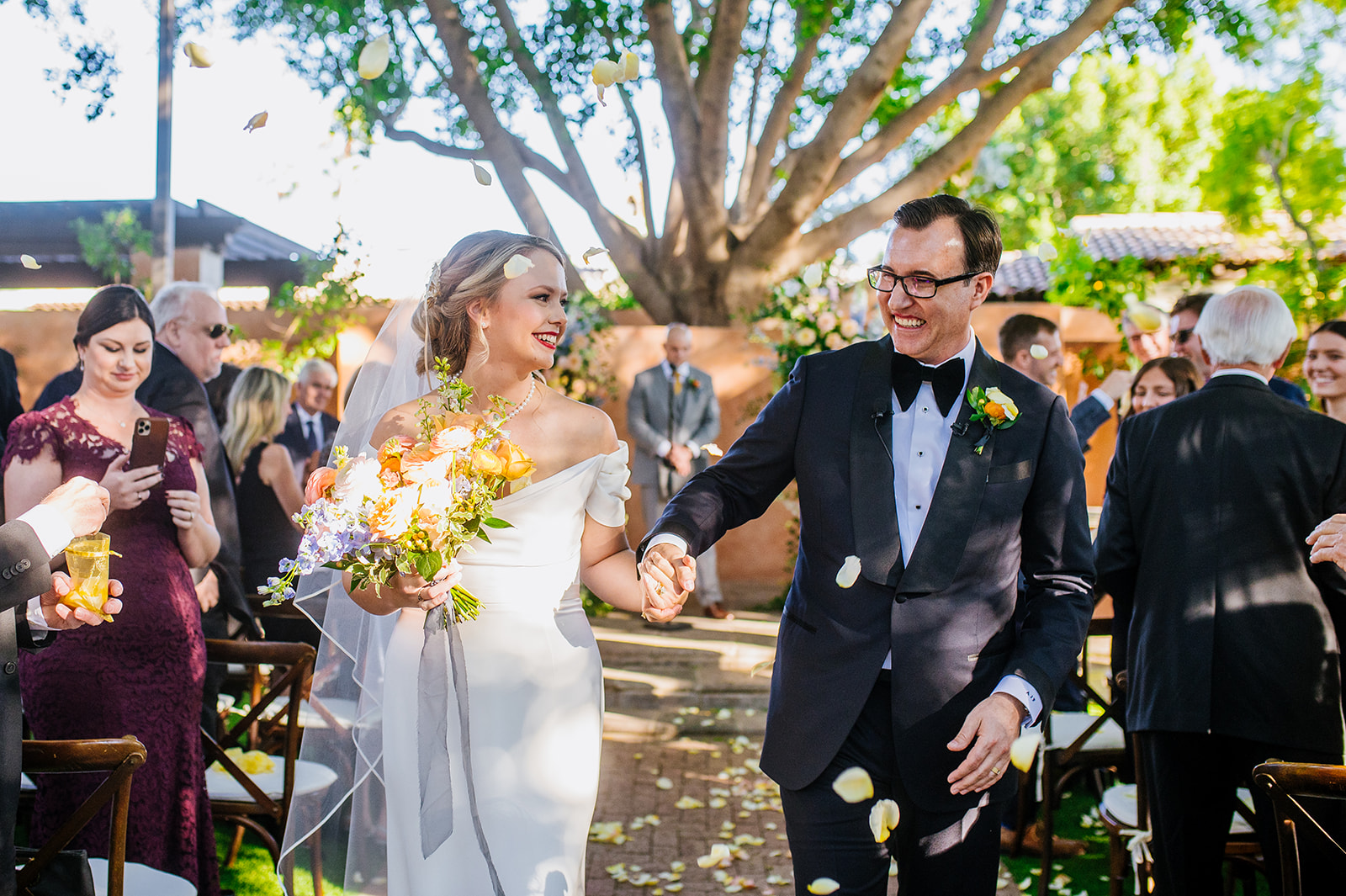 Warm Colors Fall Wedding at Royal Palms - arraydesignaz.com