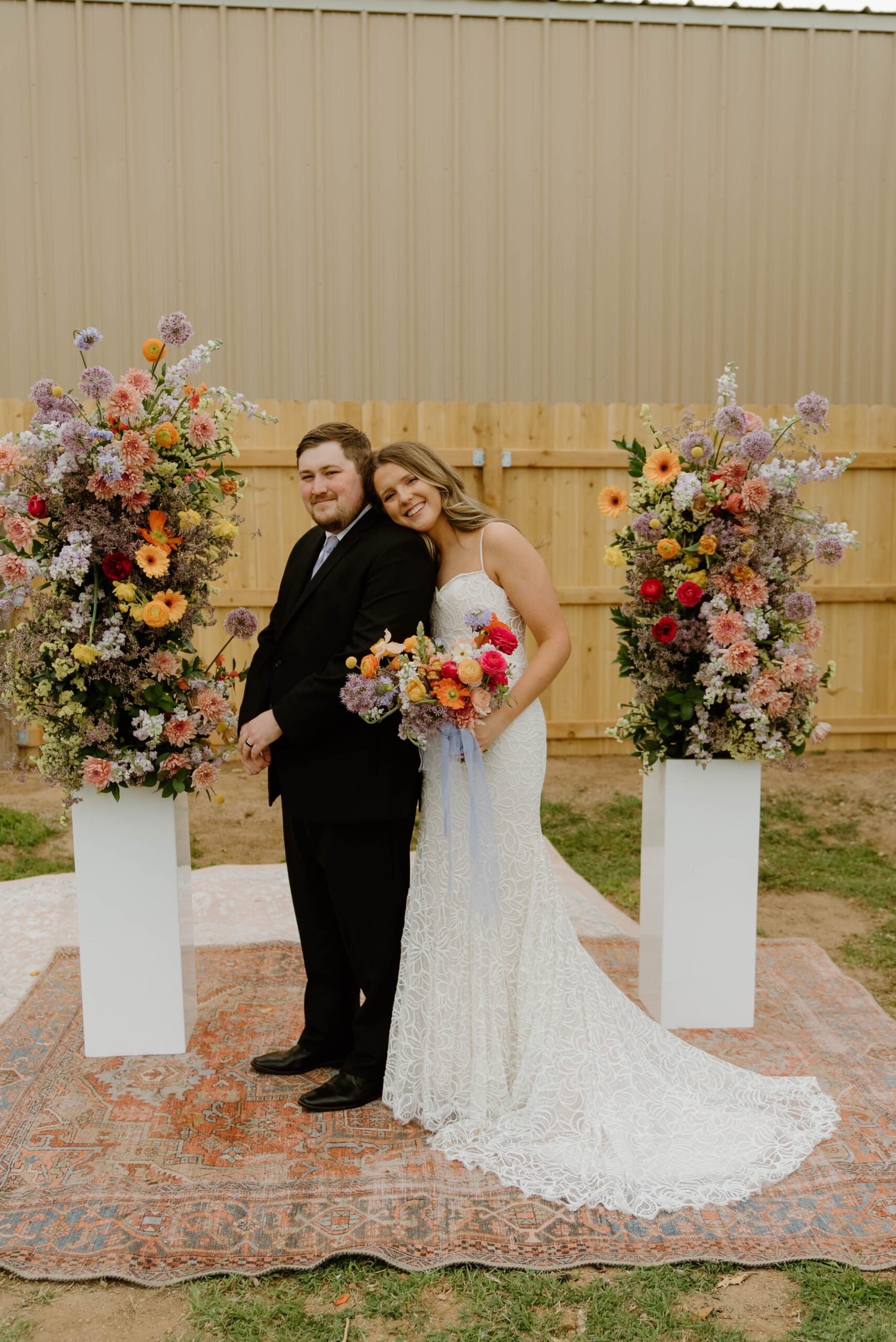 A Colorful Spring Backyard Wedding - arraydesignaz.com